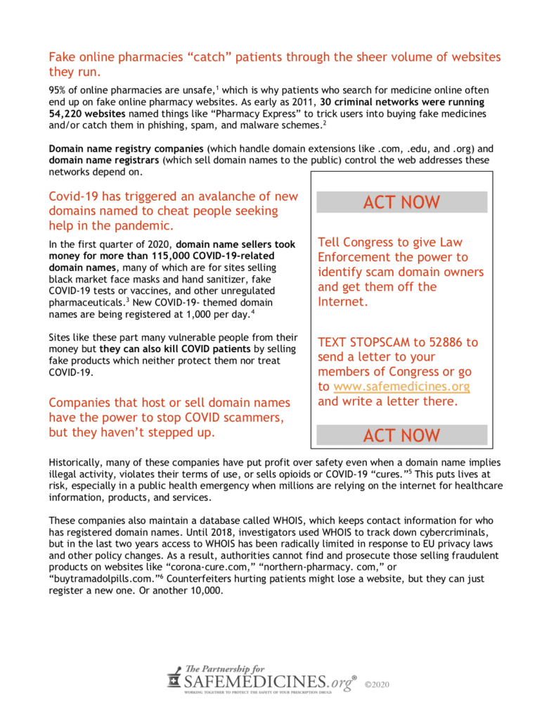 Counterfeit Medicine: Crime and Policy, October 20, 2020 – Partnership ...