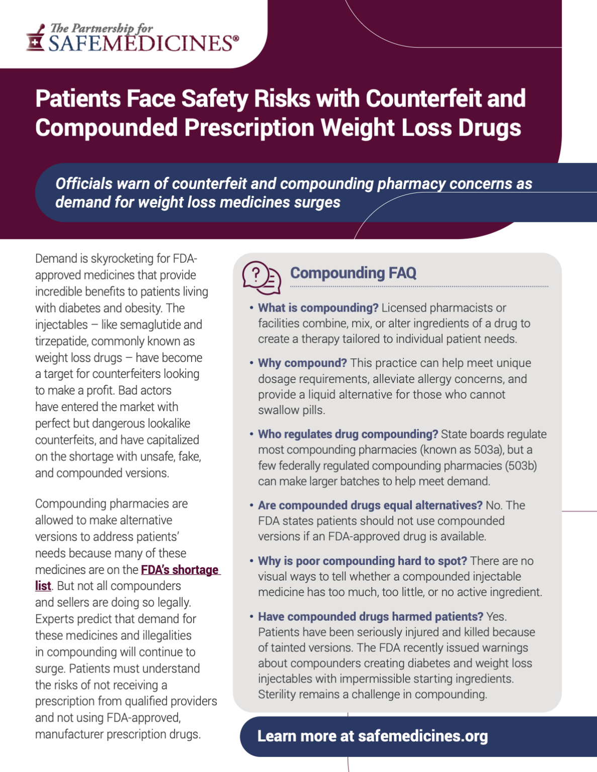 Have patients been harmed by unsafe drug compounding? – Partnership for Safe Medicines